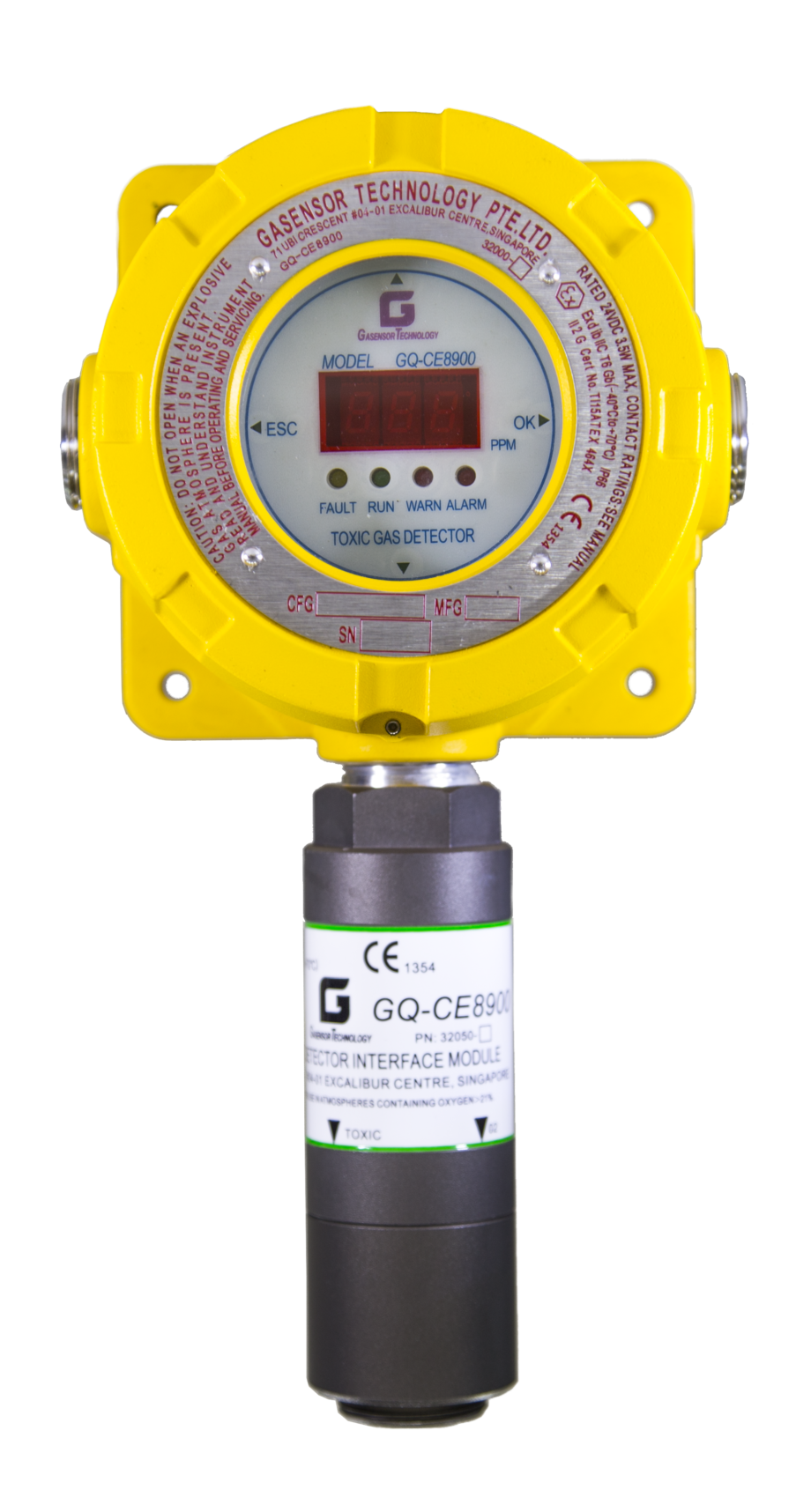 Explosion Proof Type Toxic Gas Detector / GQ-CE8900 – Gasensor